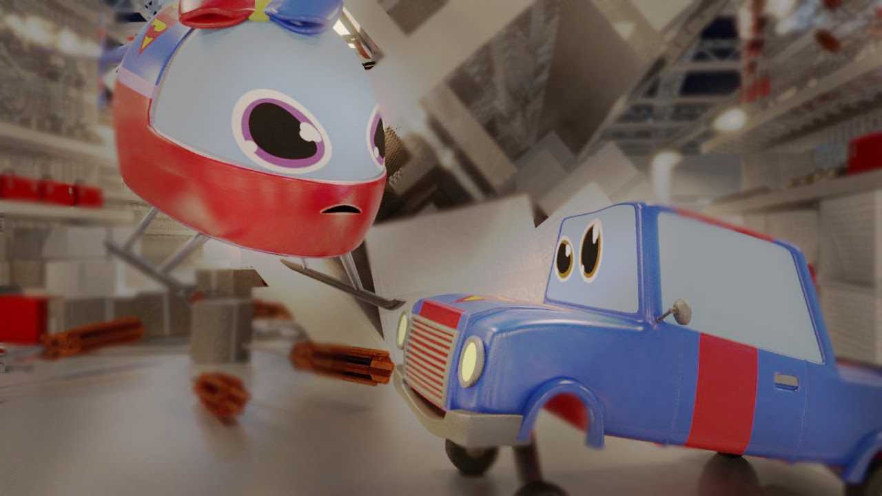 GARBAGE TRUCK ROB SHOP! TRUCK IS CRAZY?!? WHAT IS HAPPENING? KIDS SHOW ...