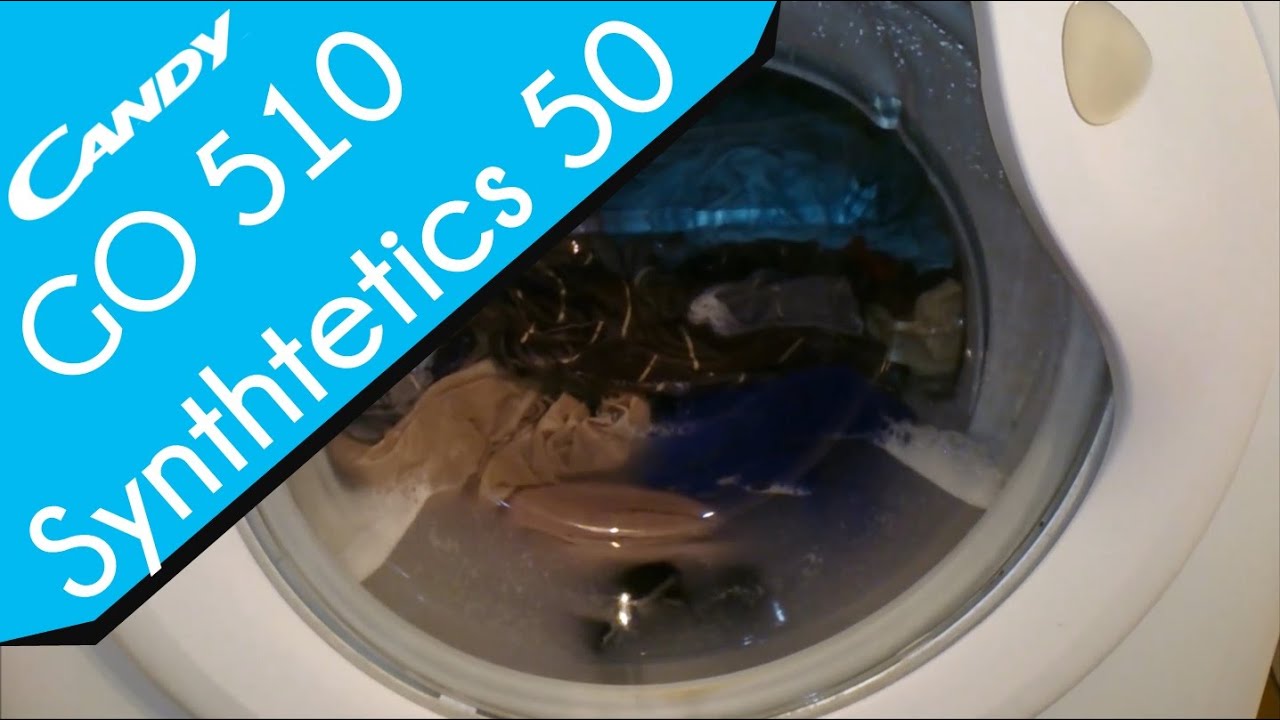 Candy GO 510 GrandO washing machine - Mixed/Synthtetics 50° - YouTube