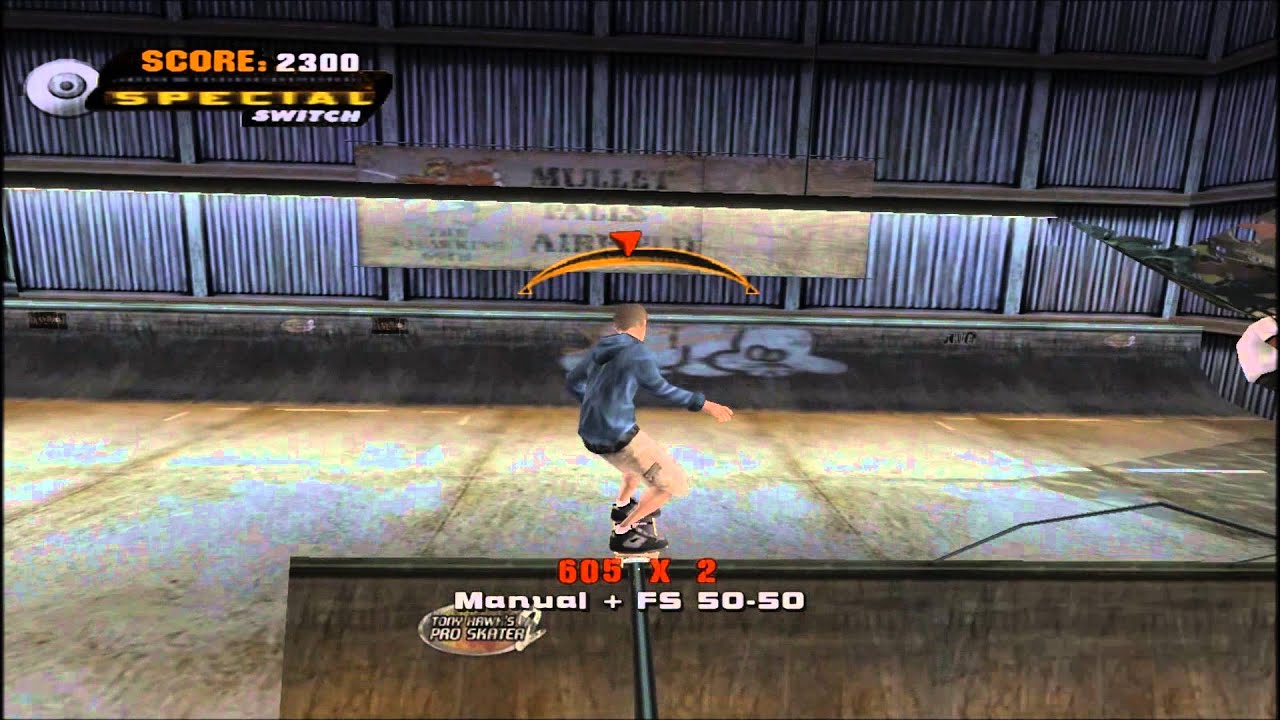 Tony Hawk's Underground Pro - Hangar Gameplay - YouTube