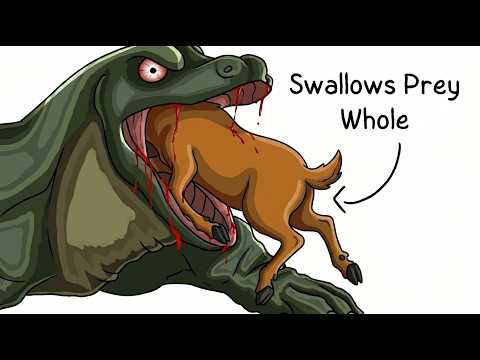 Why It Sucks To Be Born As a Komodo Dragon