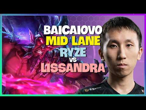 Rank 1 Ryze : His DAMAGE is INSANE vs Lissandra - Engsub