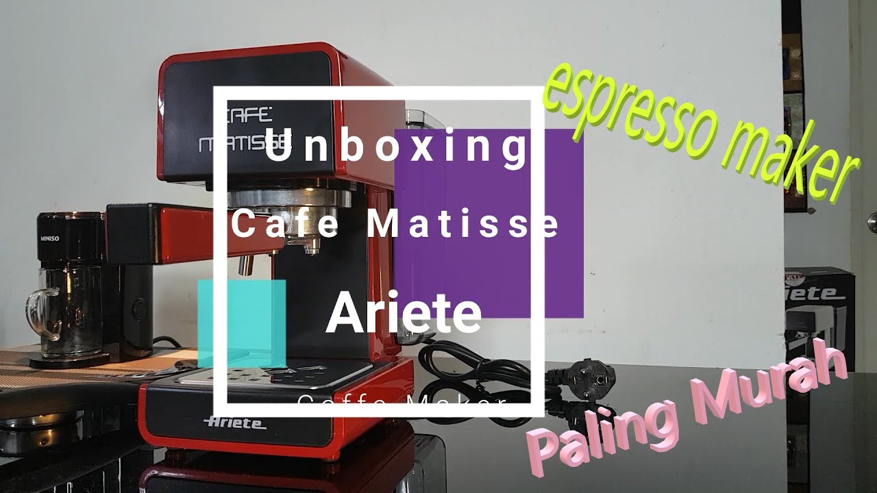 Unboxing #11 Cafe Matisse coffee espesso maker murah - YouTube