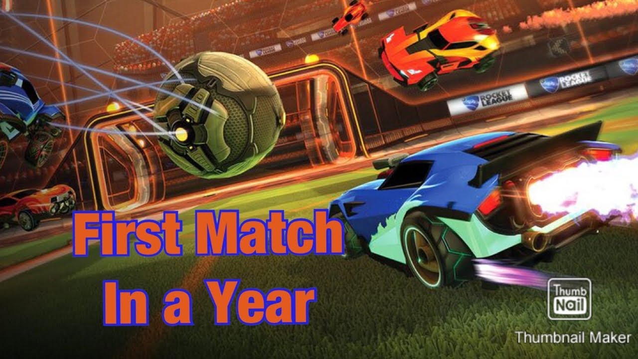 First Rocket League Game In A Year - YouTube