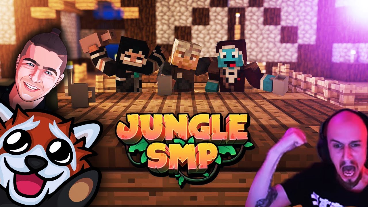 JUNGLE SMP - PIERWSZY TYDZIEŃ (ZWIERZAK, EWRON, THOREK) || MINECRAFT ...