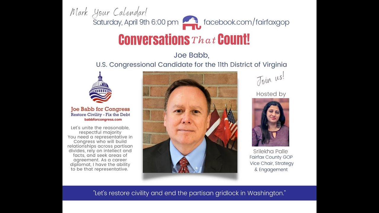 Conversations That Count with Joe Babb, 4/9/22 - YouTube