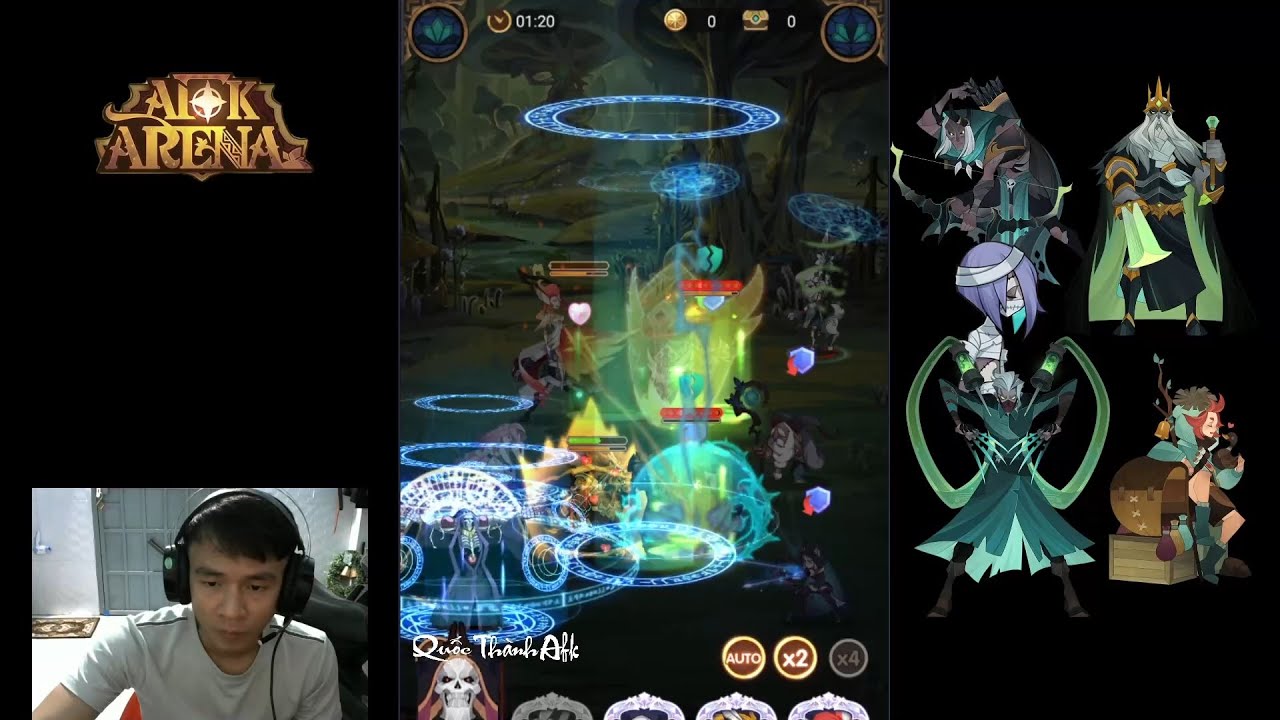 Afk Arena || Chơi thử Daimon theo team xác kẹp Vịt - Daimon, Thoran ...