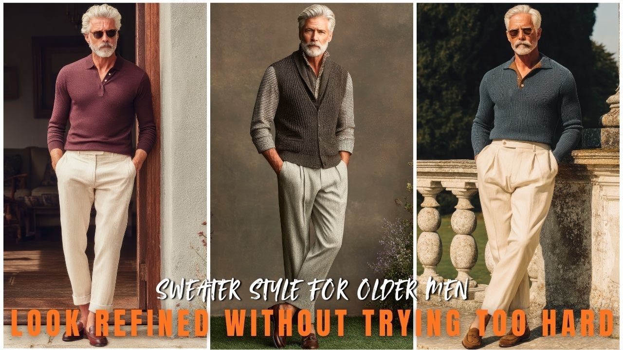 Sweater-Based Outfits That Make Older Men Look Refined (20 Looks) - men ...