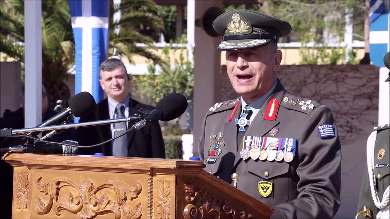 Αρχηγός ΓΕΣ Στρατηγός Στεφανής Αλκιβιάδης - YouTube