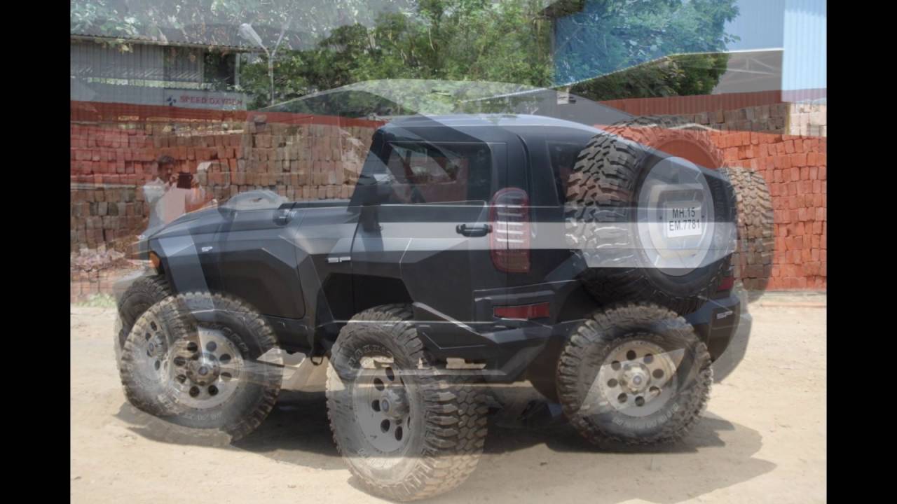 hummer modified on scorpio... - YouTube