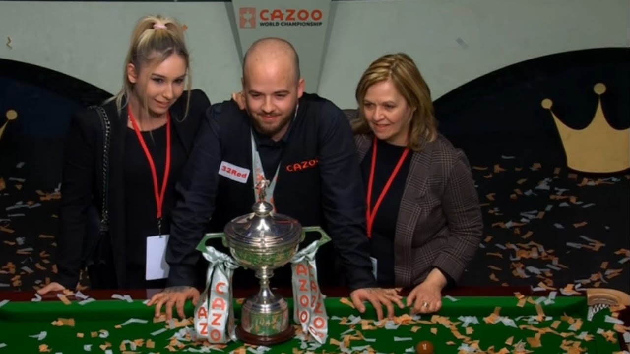 2023 world champion 🏆 snooker luca brecel price money and trophy - YouTube