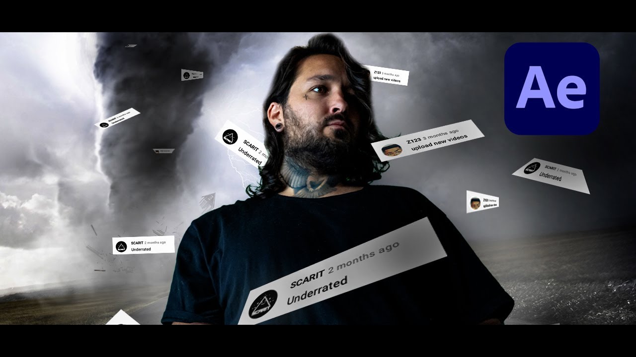 EPIC Tornado Effect in Adobe After Effects! (Tutorial) - YouTube