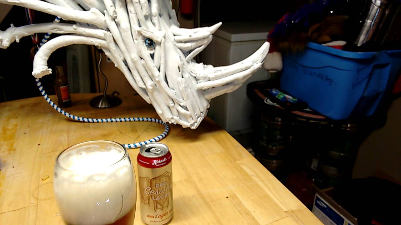 Rickards Red Session Lager: Albino Rhino Beer Review - YouTube