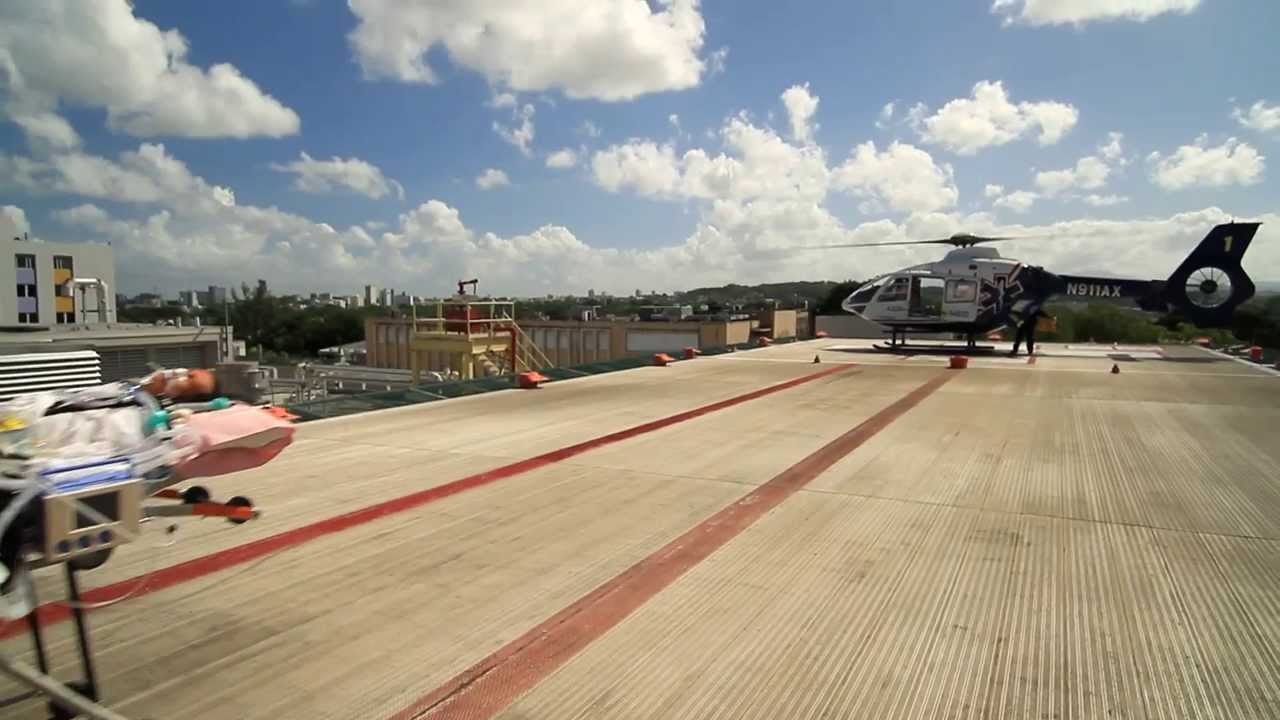 Aeromed #1 en Centro Médico de Puerto Rico. - YouTube