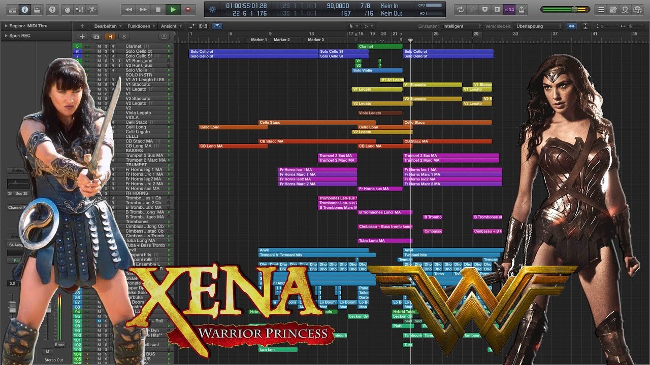 Xena Warrior Princess Theme Song Remake | in the style of Wonder Woman ...