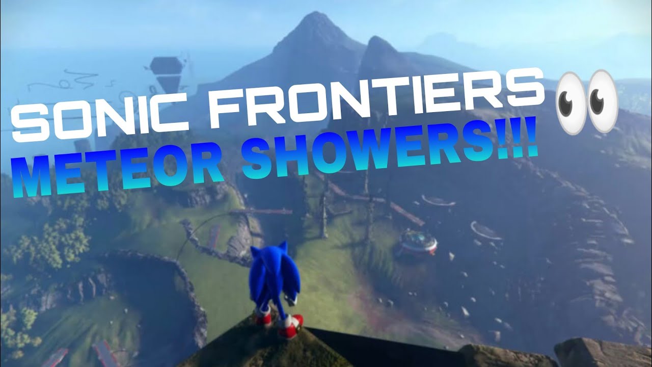Sonic Frontiers Starfall Meteor Showers - YouTube