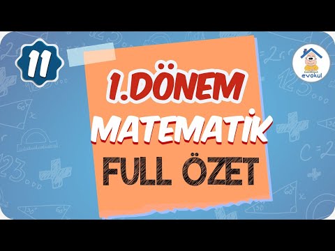Matematik 1. Dönem Full Özet | 11.Sınıf #uzaktanegitim #evokul 7