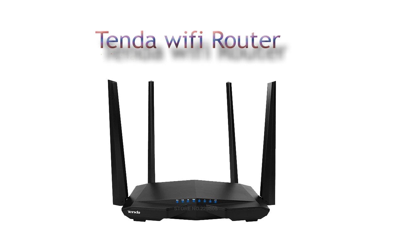 Tenda Router Configuration - YouTube