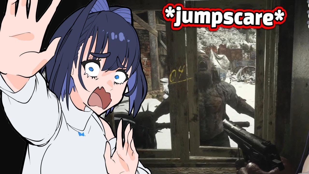 Kronii First Time Reaction to Resident Evil 8 Window Jumpscare ...