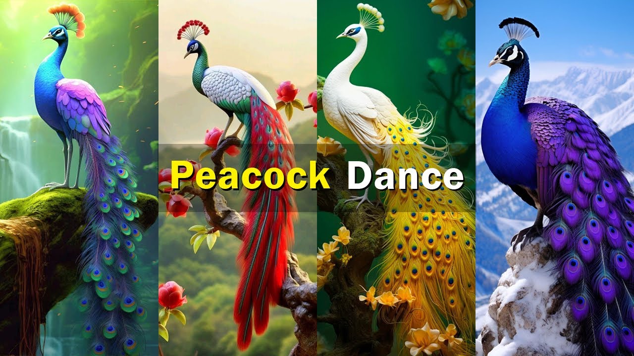 Peacock Dance | Peacocks Opening Feathers | Beautiful Peacocks in the ...