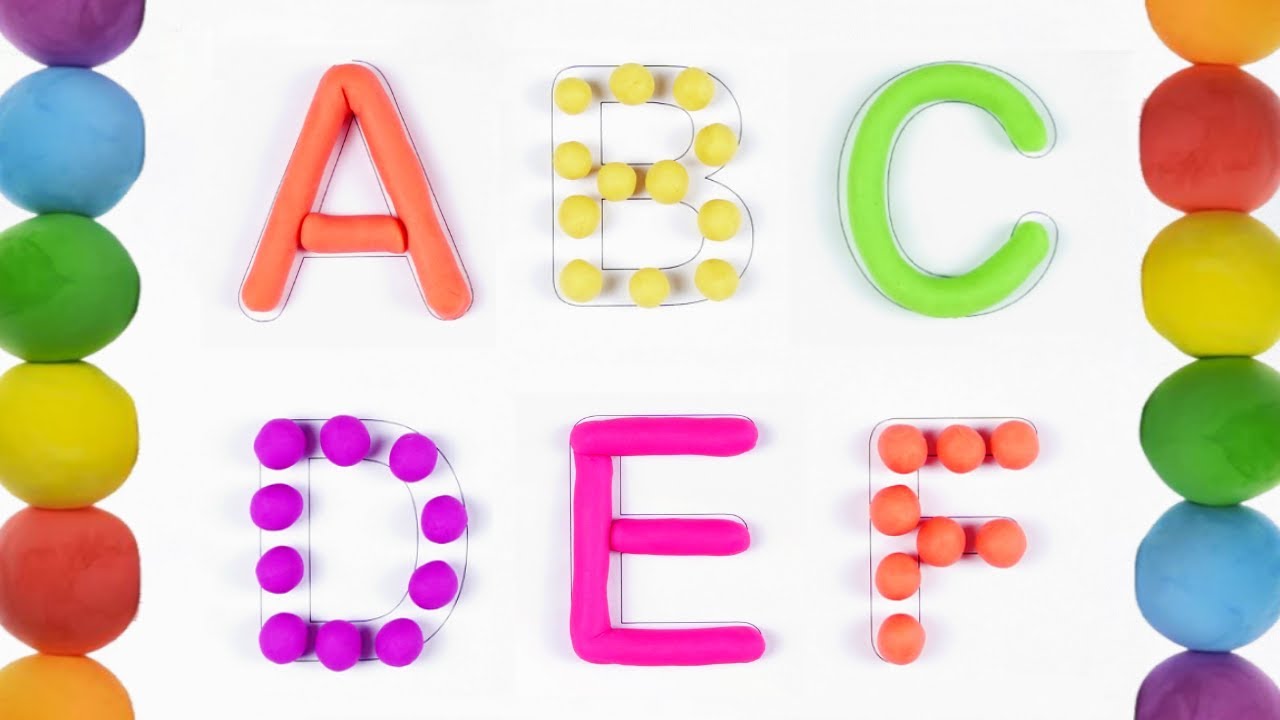 Preschool Learning Alphabet with Play-doh - YouTube