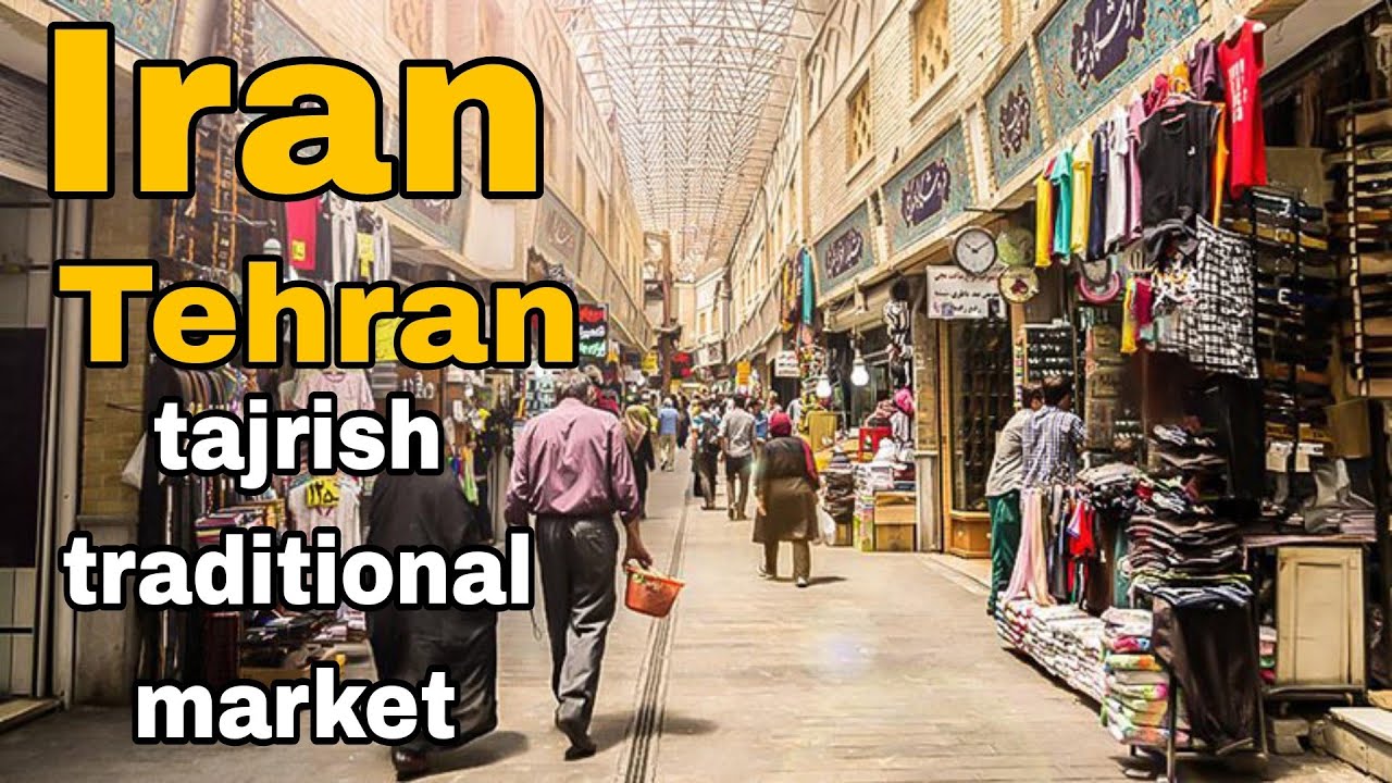 walking in Tajrish traditional market_ Tehran, Iran || بازار تجریش ...