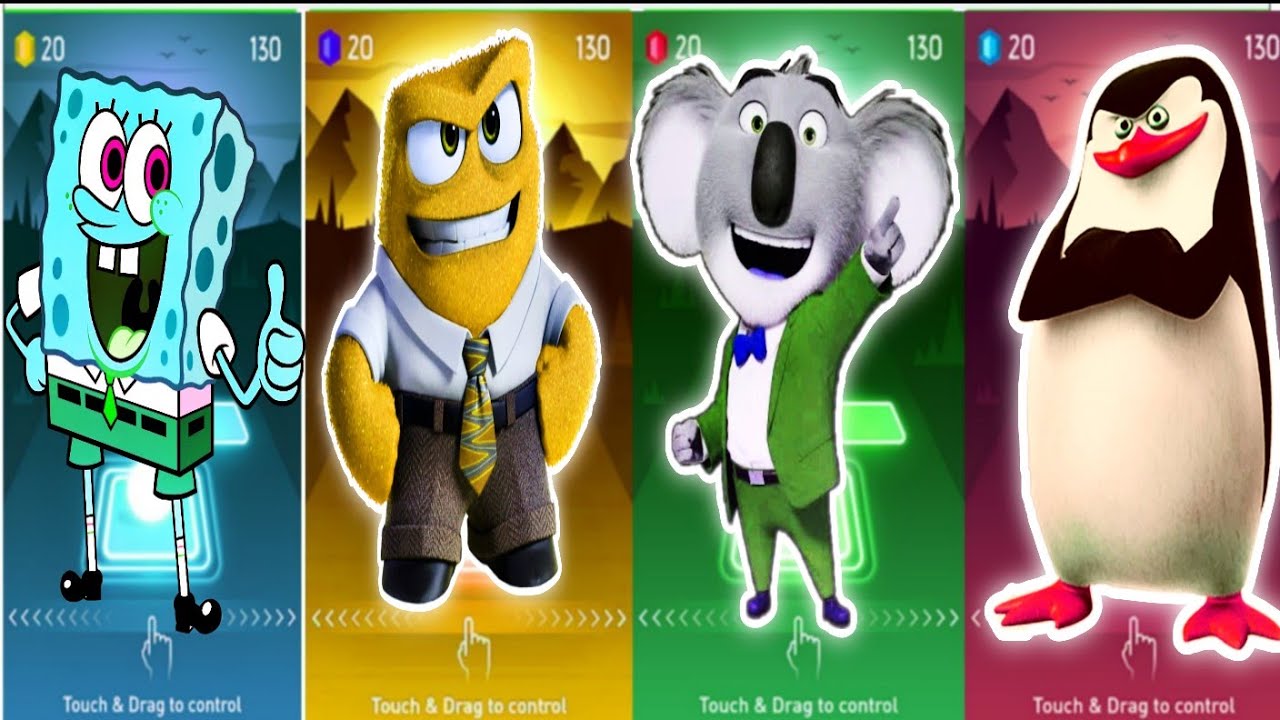 Sing-2 🆚 Insidi out🆚 Madagascar 🆚 Saving Bikini Bottom#baby #tileshop # ...