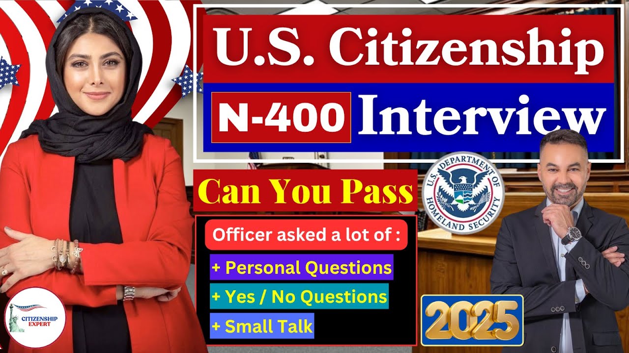 NEW! (Actual Case) US Citizenship Interview 2025 Questions & Answers ...