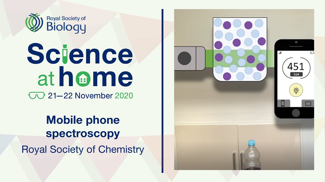 Mobile phone spectroscopy | Science at Home | Royal Society of Biology ...