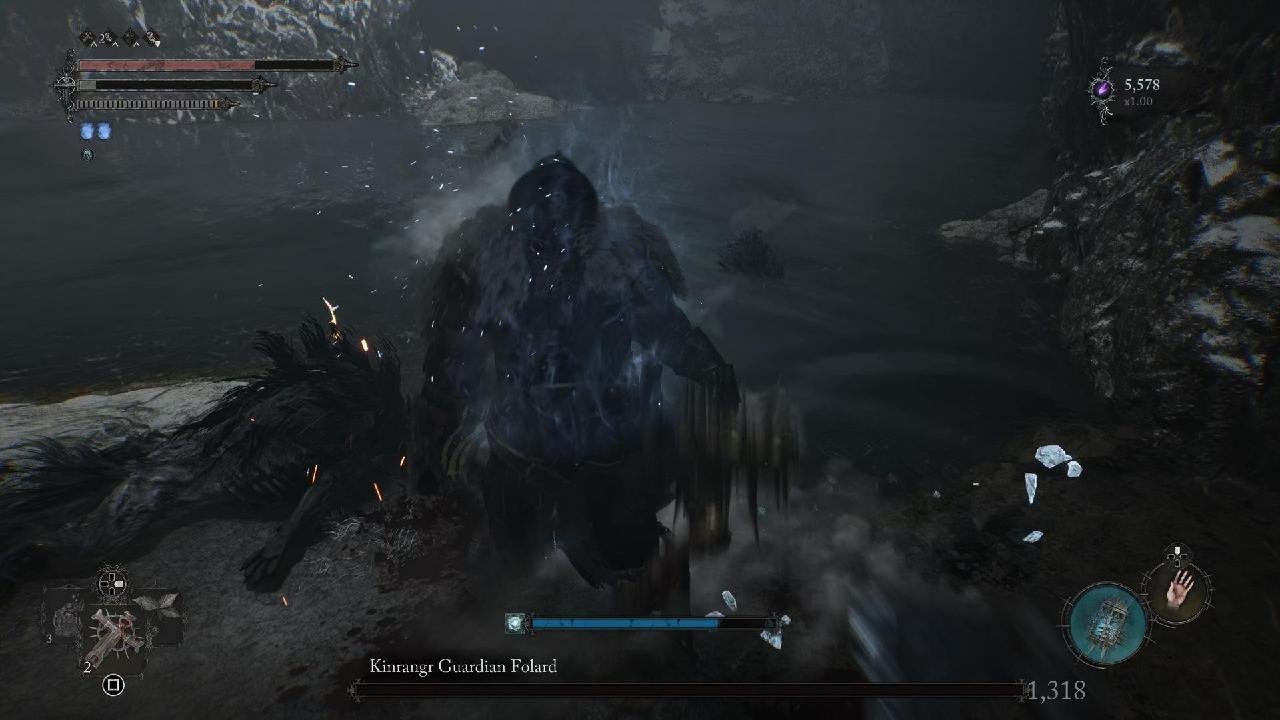 Lords of the Fallen Kinrangr Guardian Folard Easy Method - YouTube