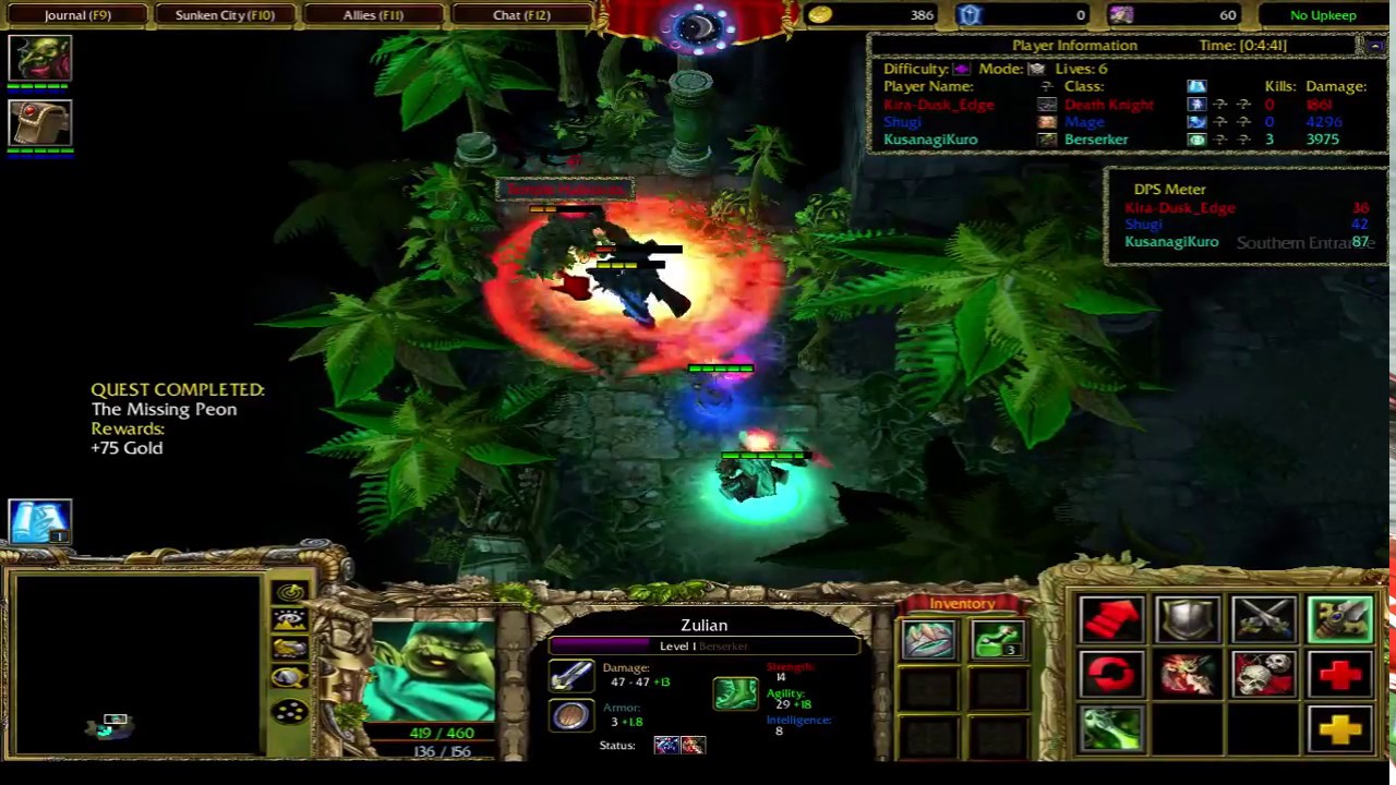 Sunken City 2.3.7a (Insane/Heroic) Death Knight/Mage/Berserker - YouTube