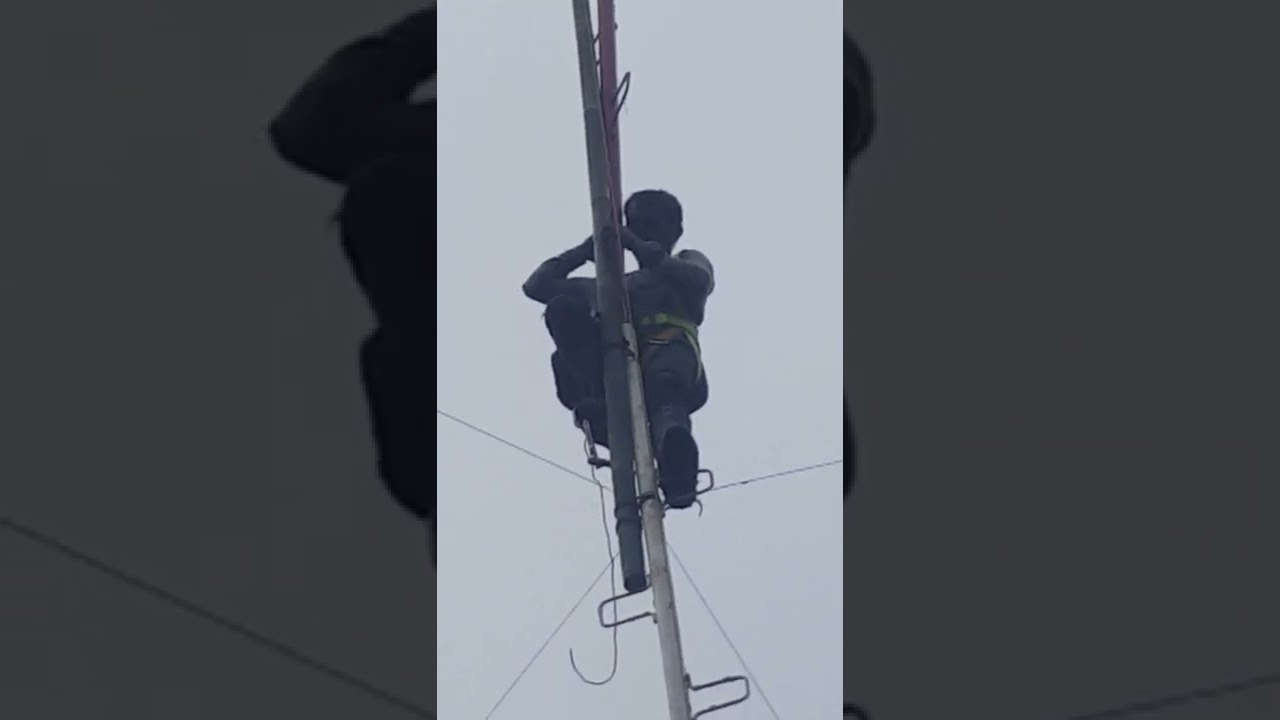 HOW TO BUILD 100FT SINGLE POLE TOWER OR MONO POLE TOWER - YouTube