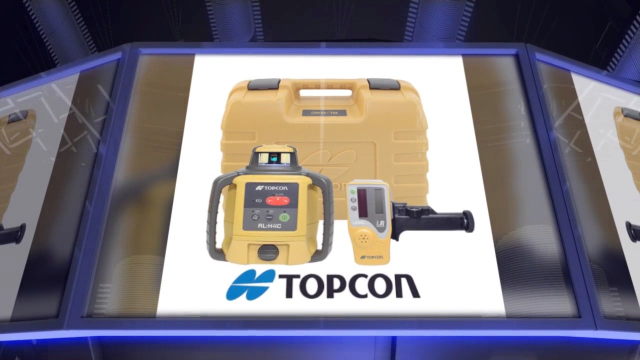 Topcon RL H4C Rotary Laser Kit 2017 - YouTube