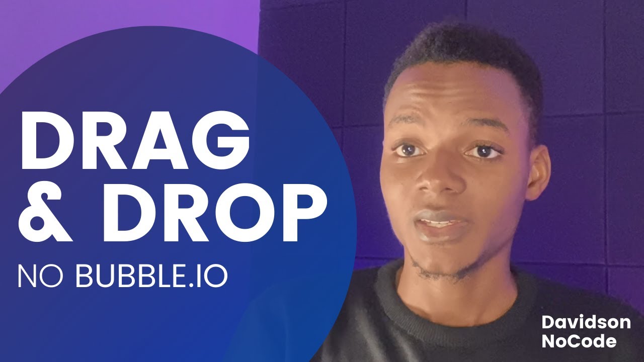 Drag and Drop no Bubble.io - Como Usar o Plugin Draggable Elements - YouTube