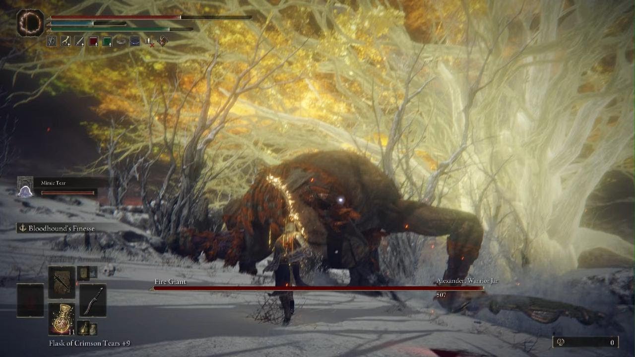 Elden Ring slaying the Fire giant - YouTube