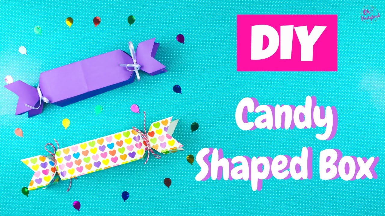 Paper Candy Box | Papercraft | Ohpartyland! 🎊| - YouTube
