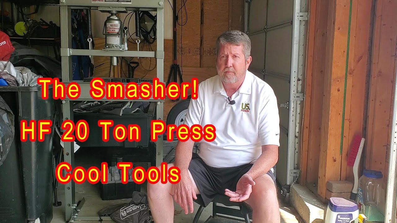 Harbor Freight 20 ton Press Cool Tools - YouTube