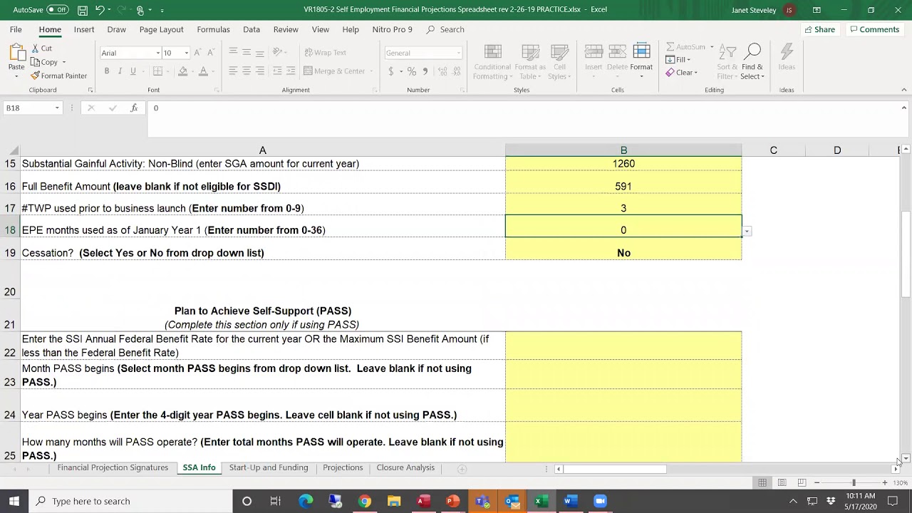 SSA Tab PASS Info - YouTube