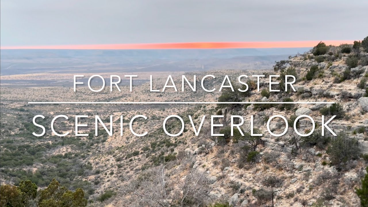 Fort Lancaster Scenic Overlook - YouTube