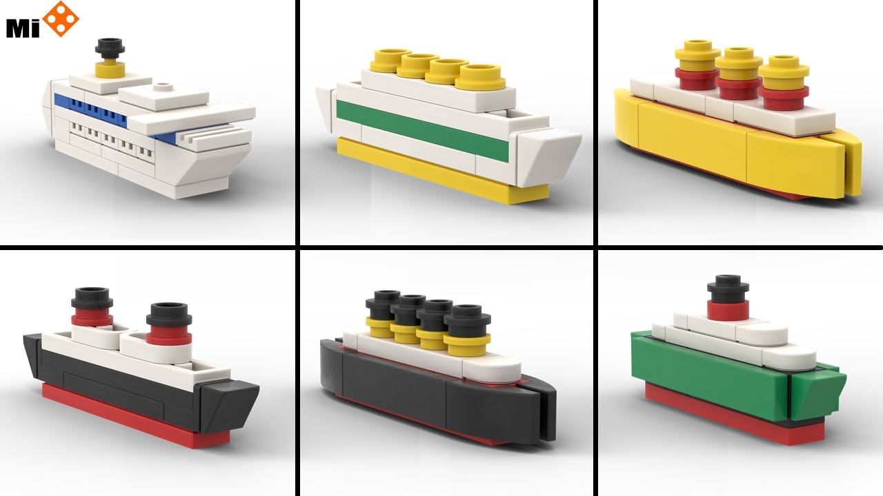 Lego Ships Mini Vehicles Part.1 | MiBrick - YouTube