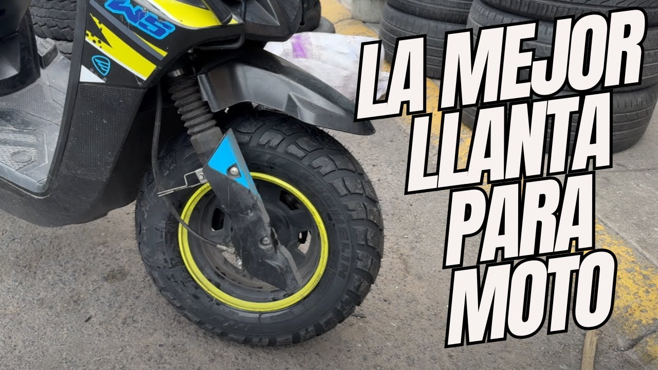 Llanta Michelin reggae trasera y delantera Motoneta - YouTube