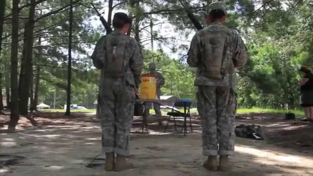 Manual of Arms at Drill Sergeant School Fort Jackson, SC - YouTube