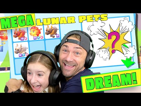 We Trade Only MEGA Lunar Pets!! You Won't Believe What Happens!! Roblox Adopt Me!