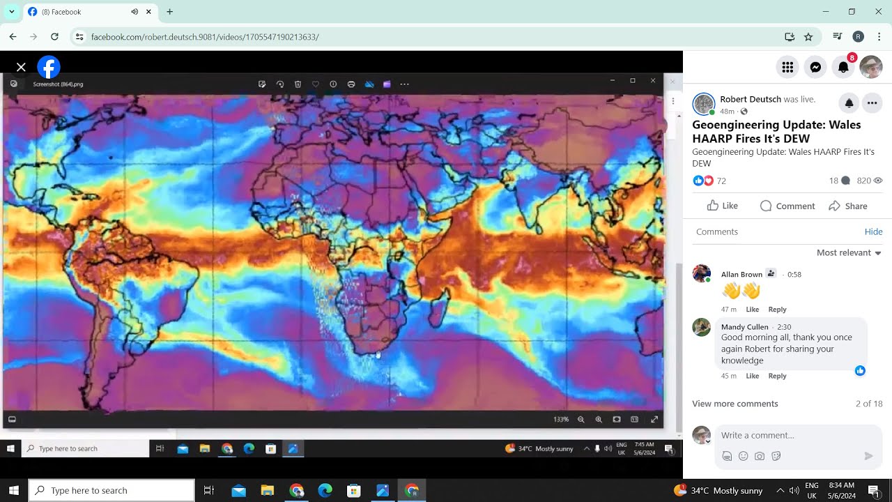 Geoengineering Update: Wales HAARP Fires It's DEW - YouTube