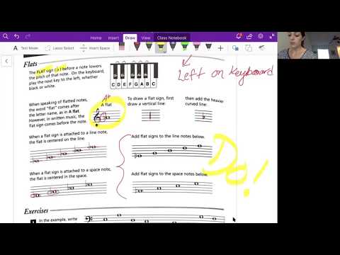 Music Theory Lessons 22-23 - Sharps and Flats