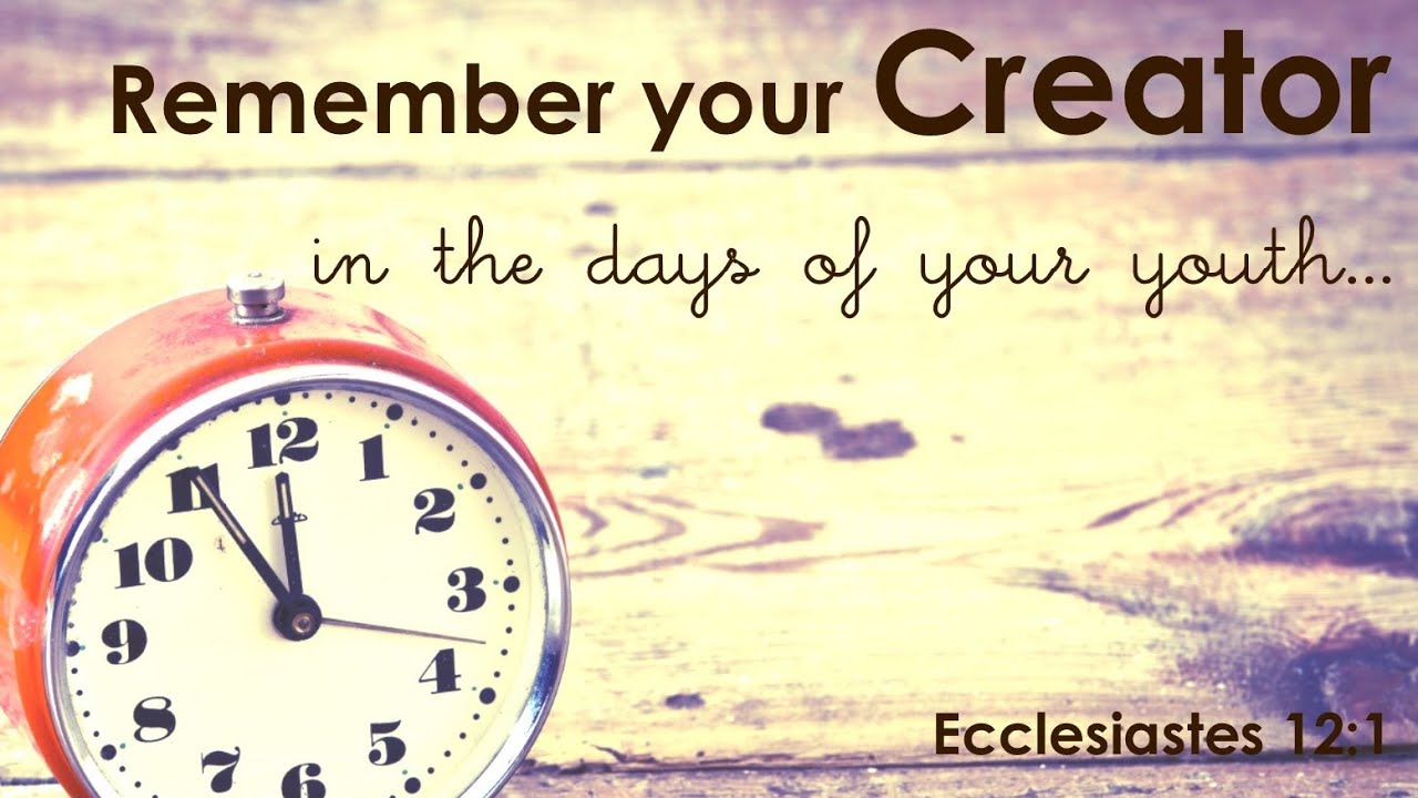 SERMON | Pr. Jeremiah Green | Remember your Creator - YouTube