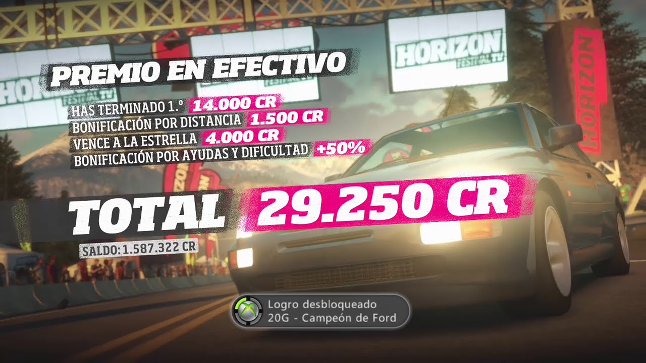 Forza Horizon 1 - Logro Campeón de Ford - Ford Champion achievement ...