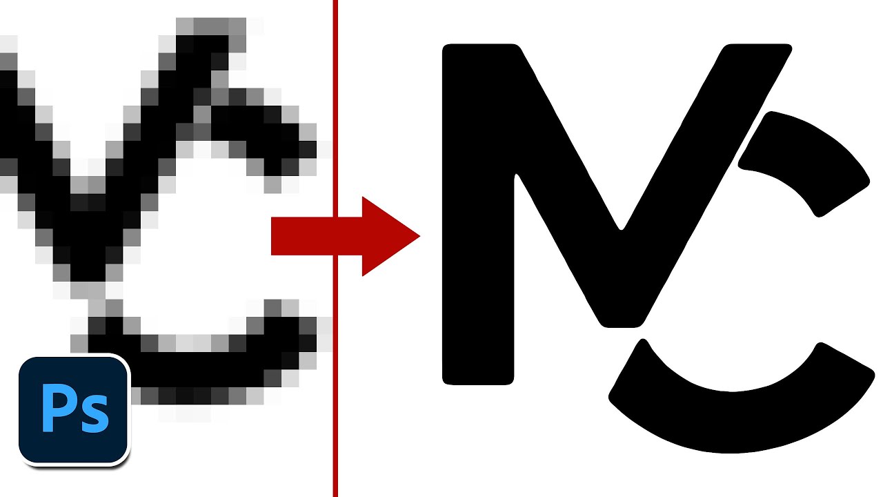 Convertire un logo in bassa risoluzione in un file vettoriale con ...