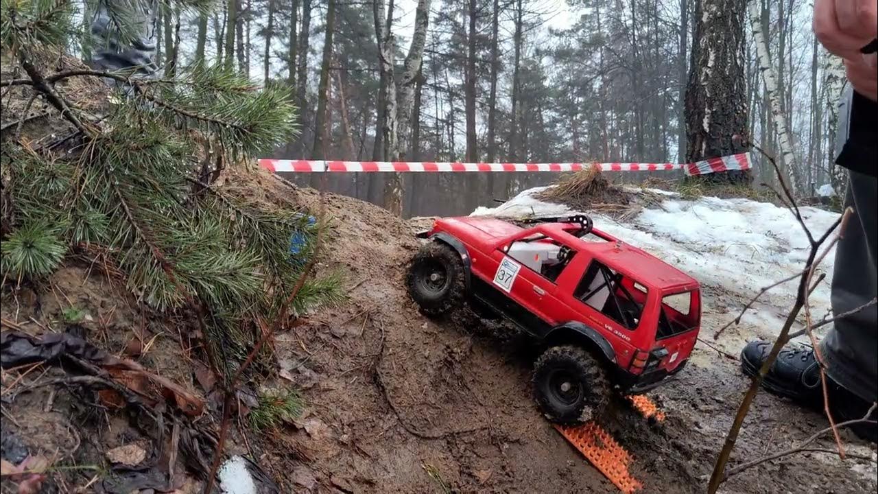 MST CMX Mitsubishi Pajero class 1 run at RCTEG Winter trial 2025 - YouTube