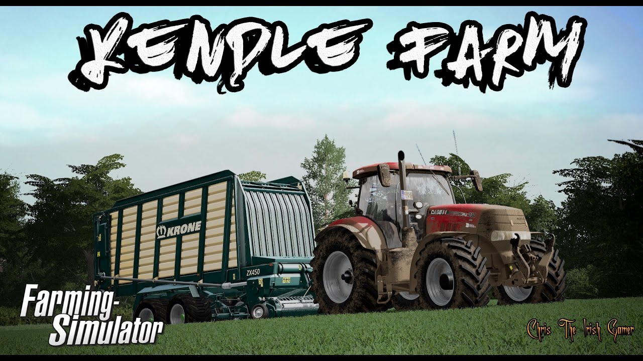 Farming simulator 17 Kendle Farm PC time lapse - YouTube