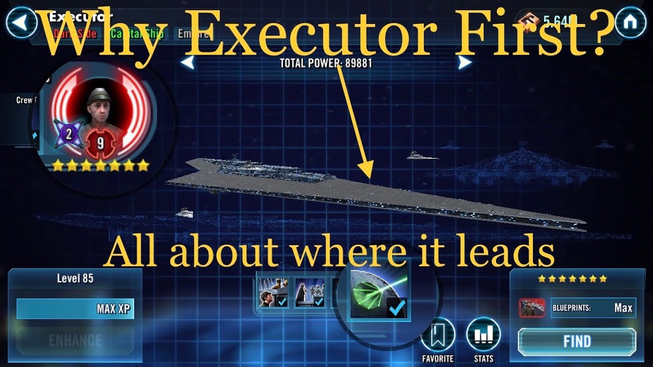 Executor the Best Farm to Start With in SWGOH? - YouTube